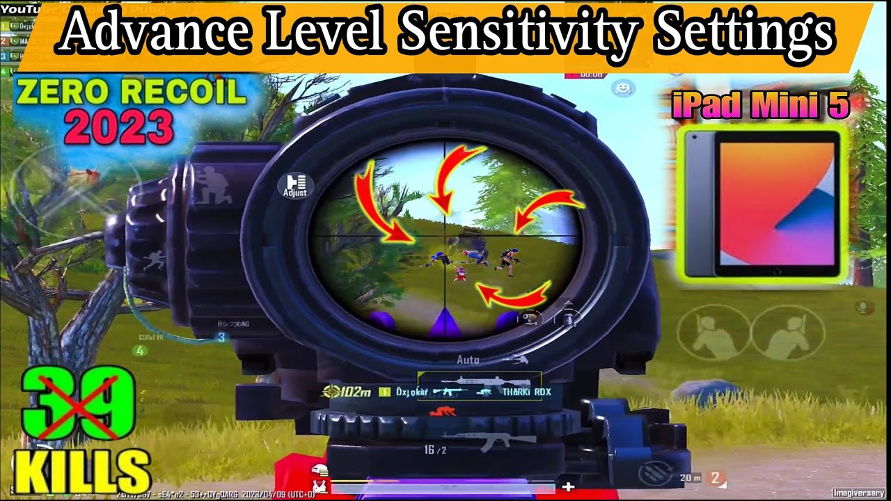 New Best Advance Level Sensitivity Settings Pubg Mobile / Bgmi Ipad 5th ...