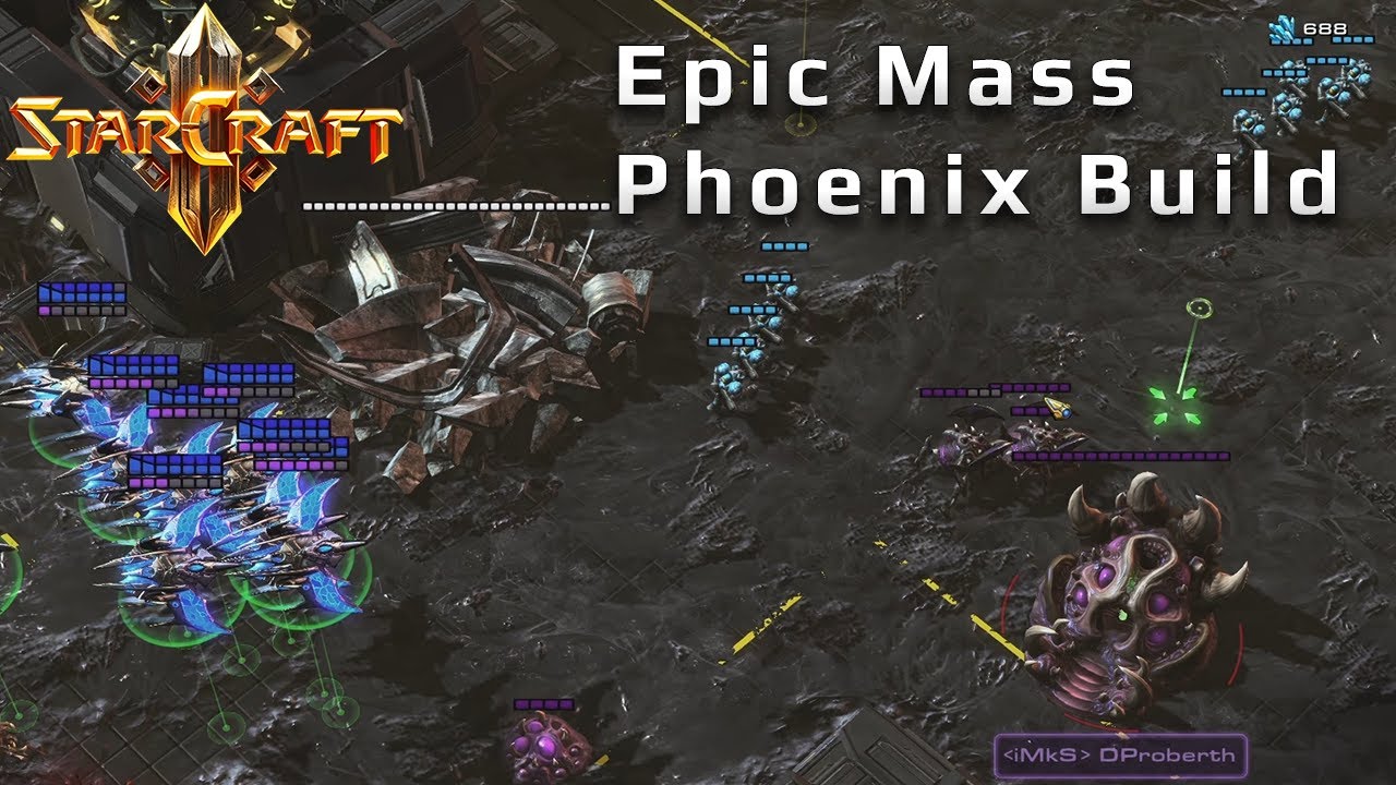 Starcraft 2 - Masters 2v2 Ranked Build Order | Mass Phoenix Into ...