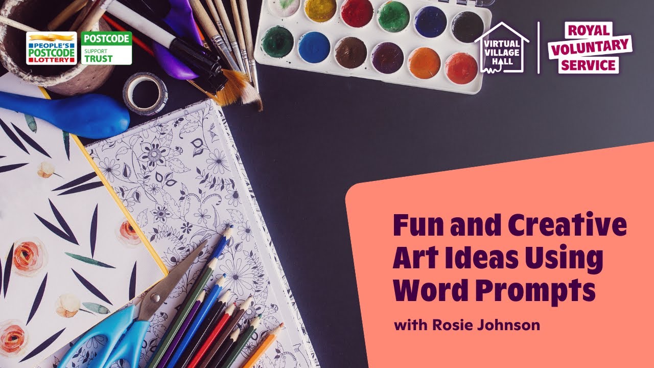 Fun and Creative Art Ideas Using Word Prompts with Rosie Johnson 🖌️ ...