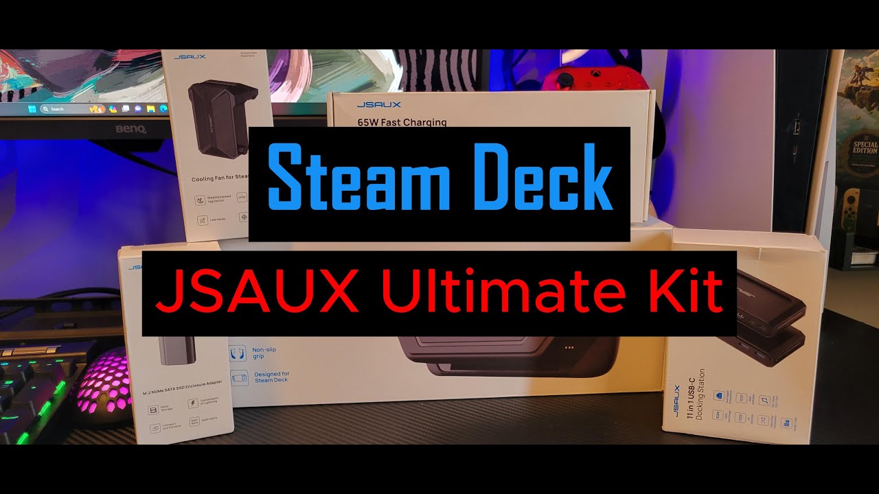 JSAUX Ultimate Kit For Steam Deck (Unboxing) - YouTube