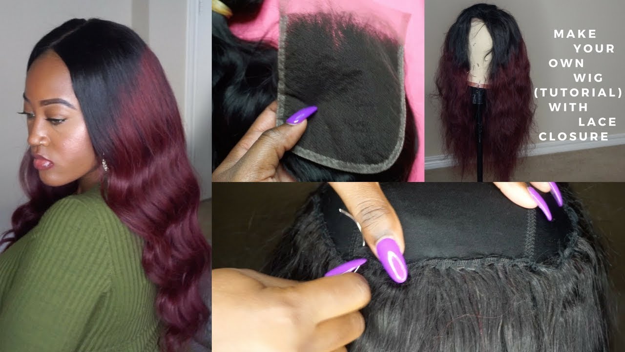 How To Make A Full Wig With Lace Closure BEGINNER FRIENDLY | March ...
