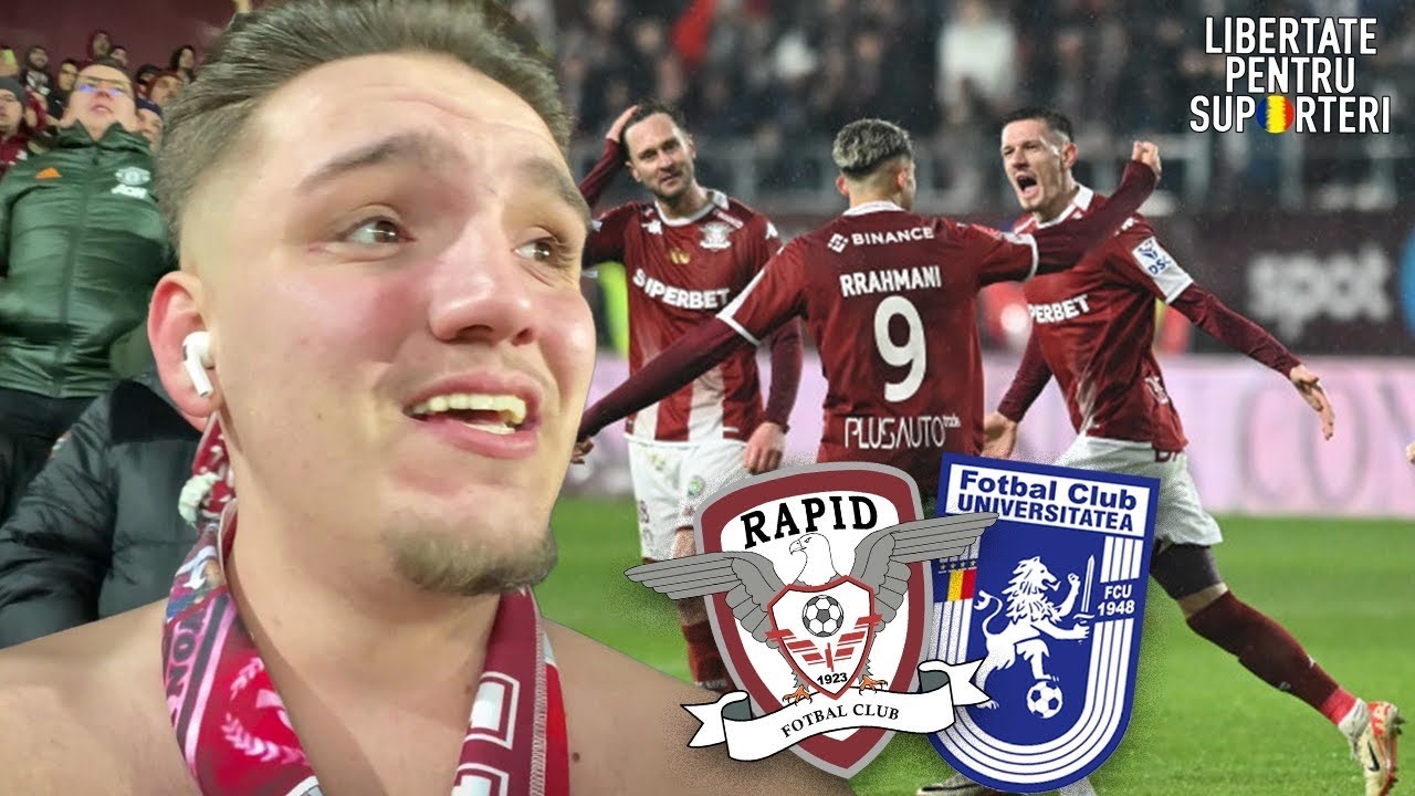 MECI NEBUN CU 7 GOLURI INTERZIS CARDIACILOR | RAPID vs FCU CRAIOVA 4-3 ...