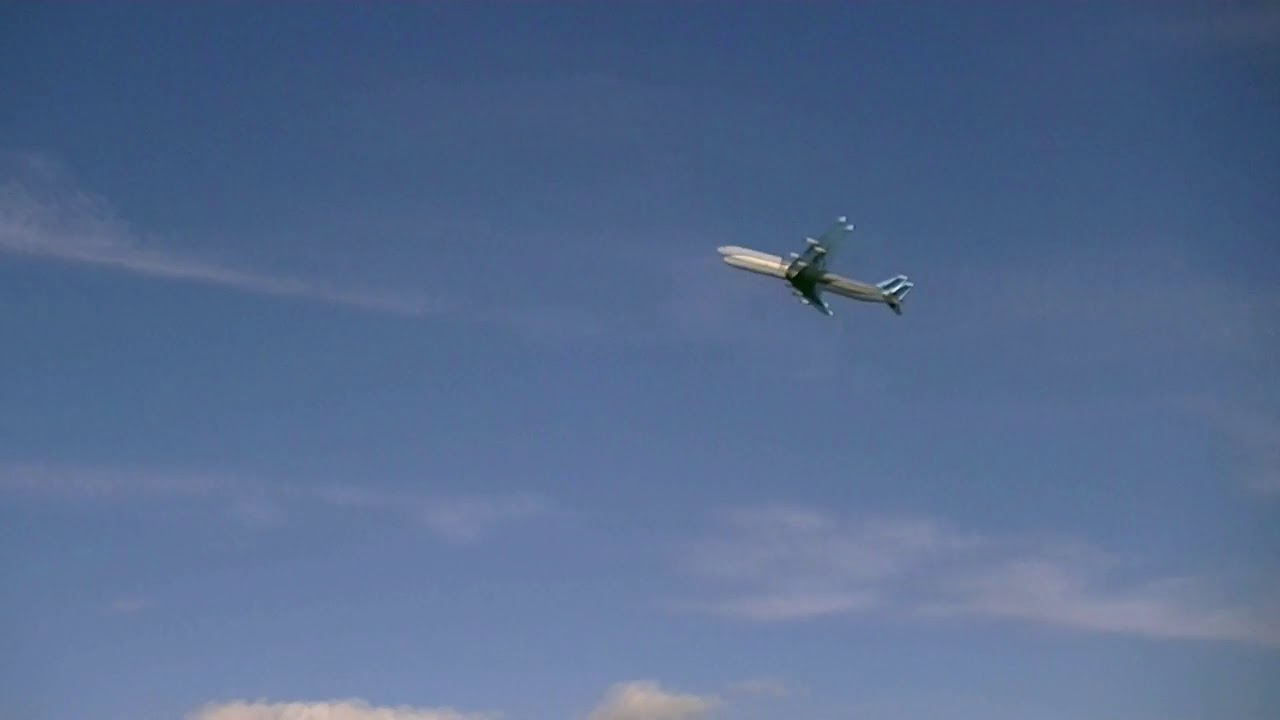 RC Airbus A340-600 mini motorglider - YouTube