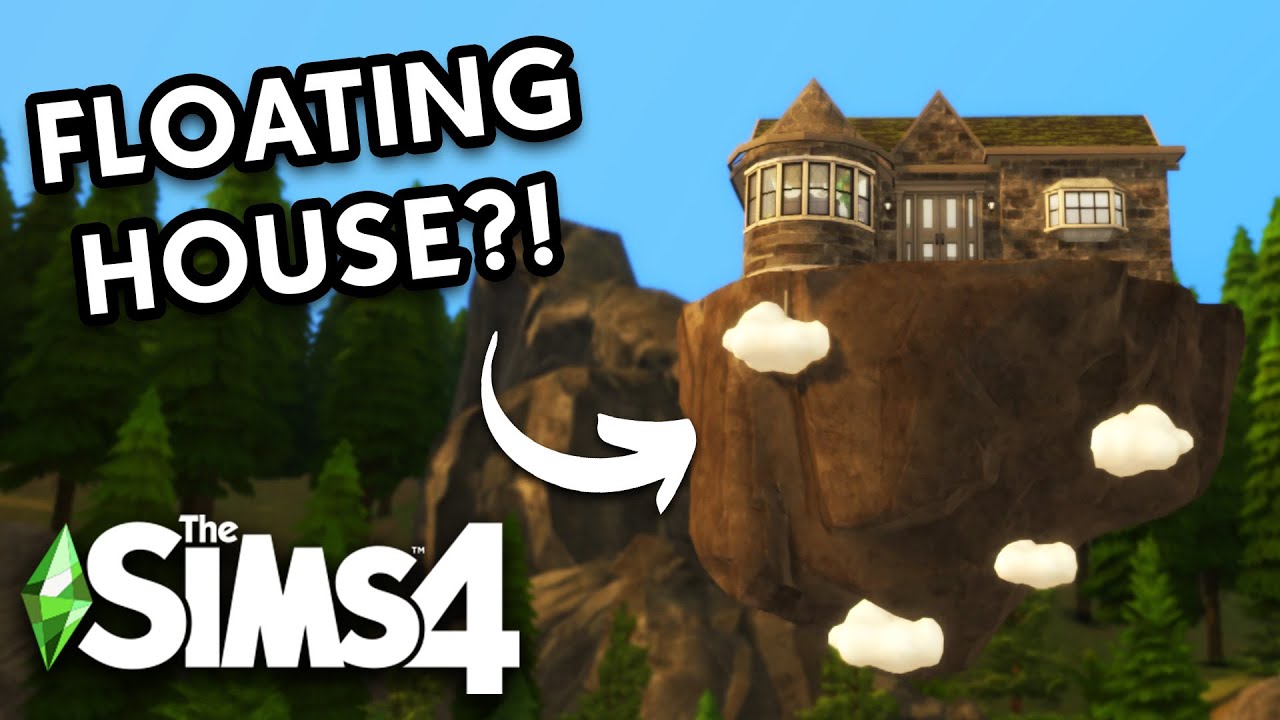 I built a FLOATING house in The Sims 4?! [streamed 09-28-2021] - YouTube