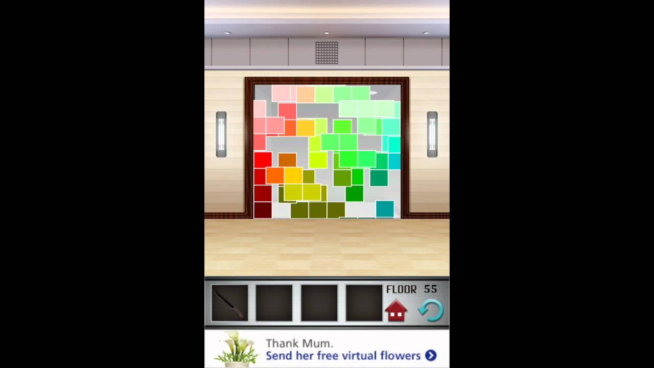 Floor 55, 100 Floors! Game Walkthrough/ Level Solution! - YouTube