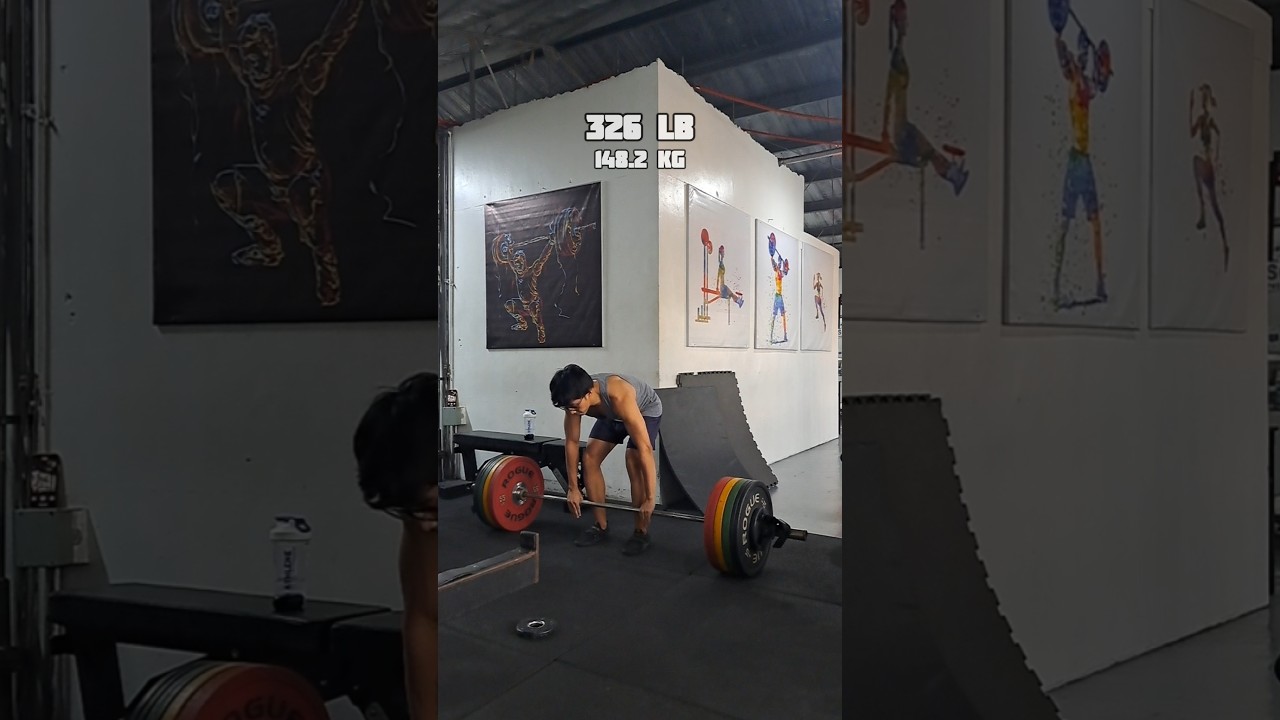 [W3D3] 326 lb Deadlifts & 165 lb Bench Press - YouTube
