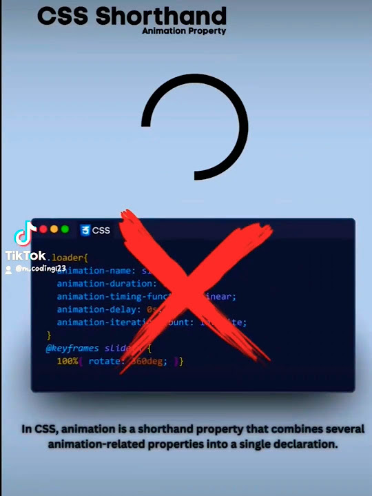 Css Shorthand Animation Property Cssforbeginners Animation Shorts Youtube