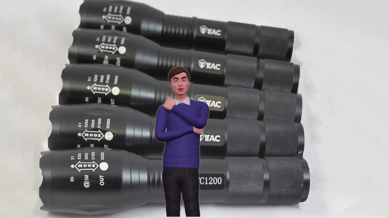 1TAC TC12OO Flashlight Review - The Tactical Military Grade Flashlight ...