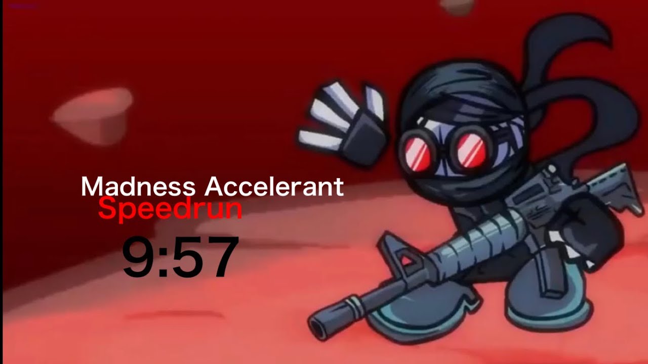 Madness Combat Accelerant Speedrun| Tricky defeated in 9:57 - YouTube