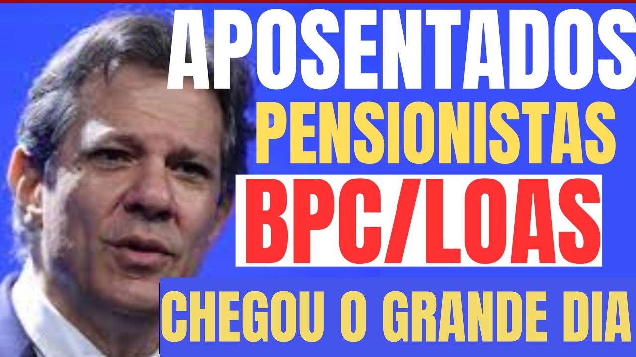 URGENTE! DEGUNDA-FEIRA DE ÓTIMAS NOTÍCIAS INSS BPC+ APOSENTADOS+ ...