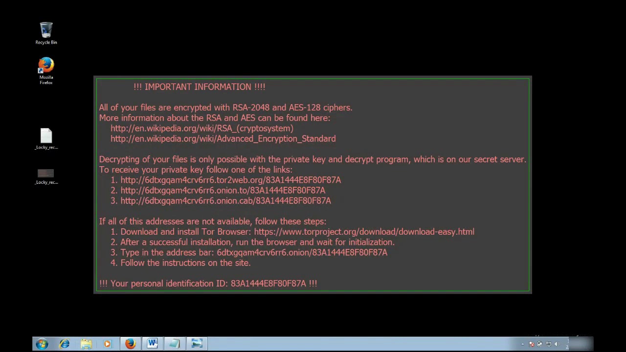 Proofpoint Locky Demo - YouTube