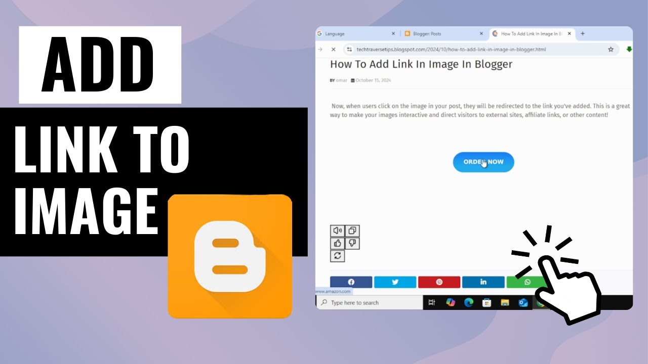 How To Add Link in Image in Blogger | Easy Step-by-Step Guide! - YouTube