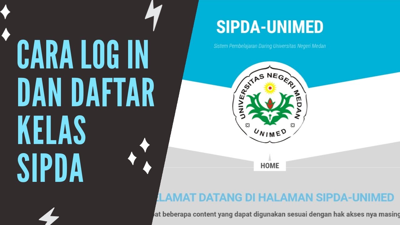 PANDUAN SIPDA MAHASISWA UNIMED - Cara Log In dan Daftar Kelas Tata Rias ...