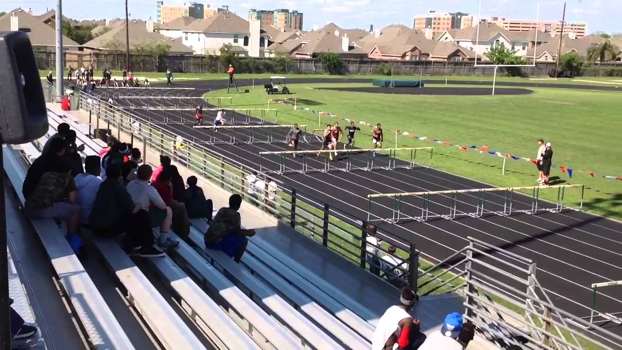 Caleb Richmond (14.4) District 17-5A 110h Prelims - YouTube