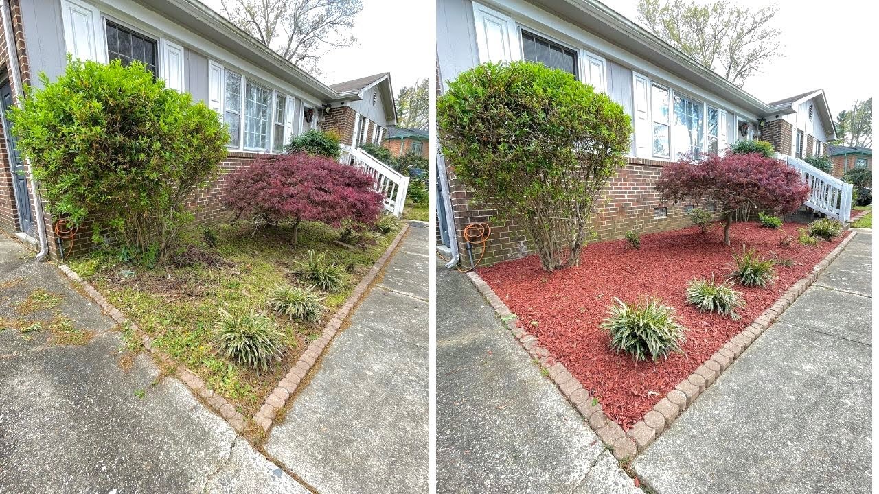 From Ugly Untouched to BEAUTIFUl and STUNNING Looking Flower Bed with ...
