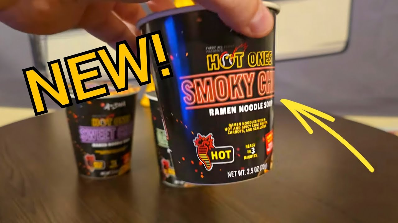 NEW! Hot Ones !! SPICY !! Ramen Noodle Cups - YouTube