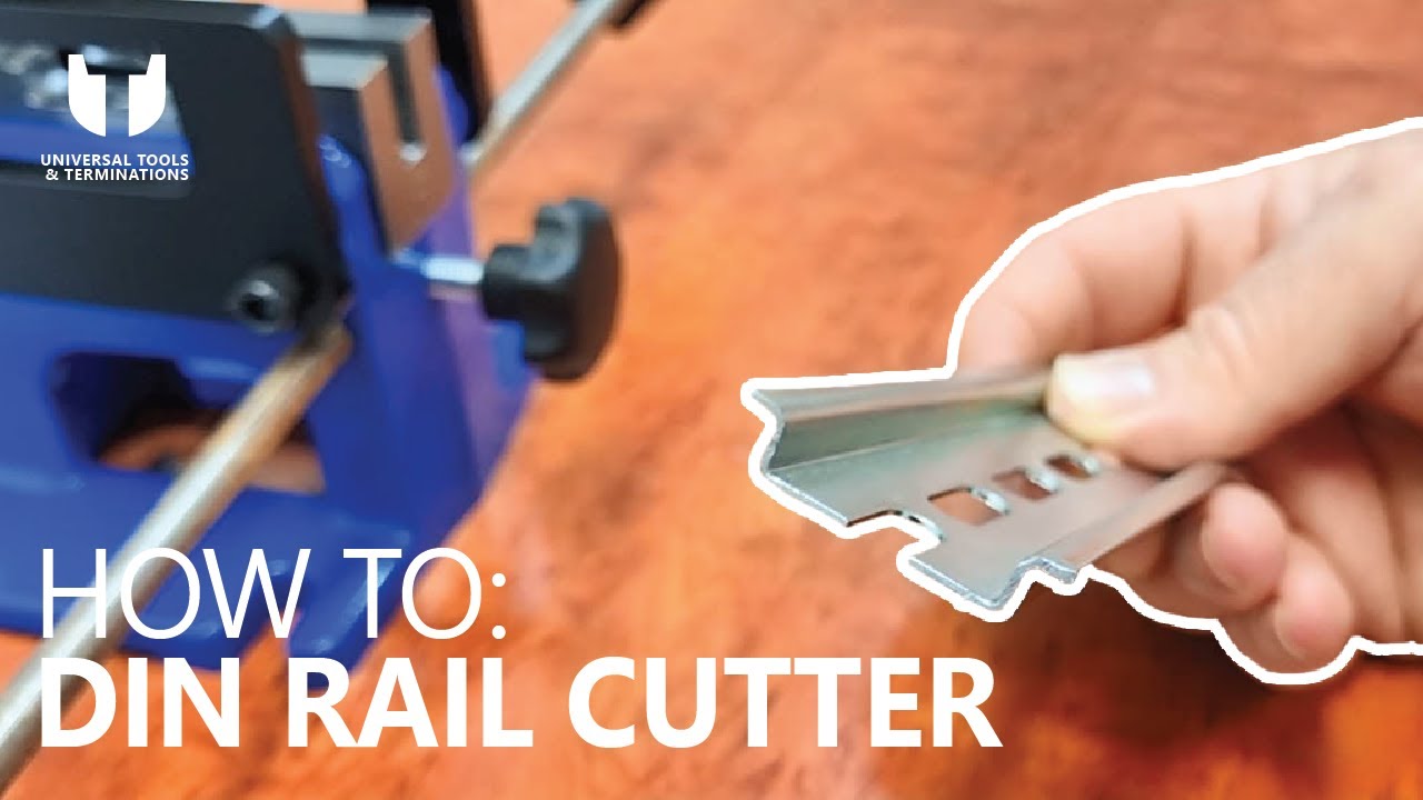 HOW TO: Bench Mounted Din Rail Cutter - YouTube