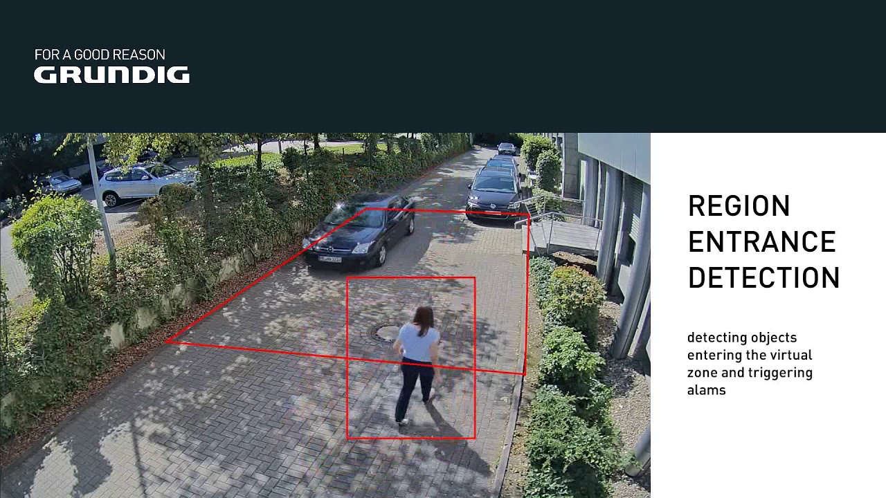 Grundig Security _ camera with built in Video Analytics - YouTube