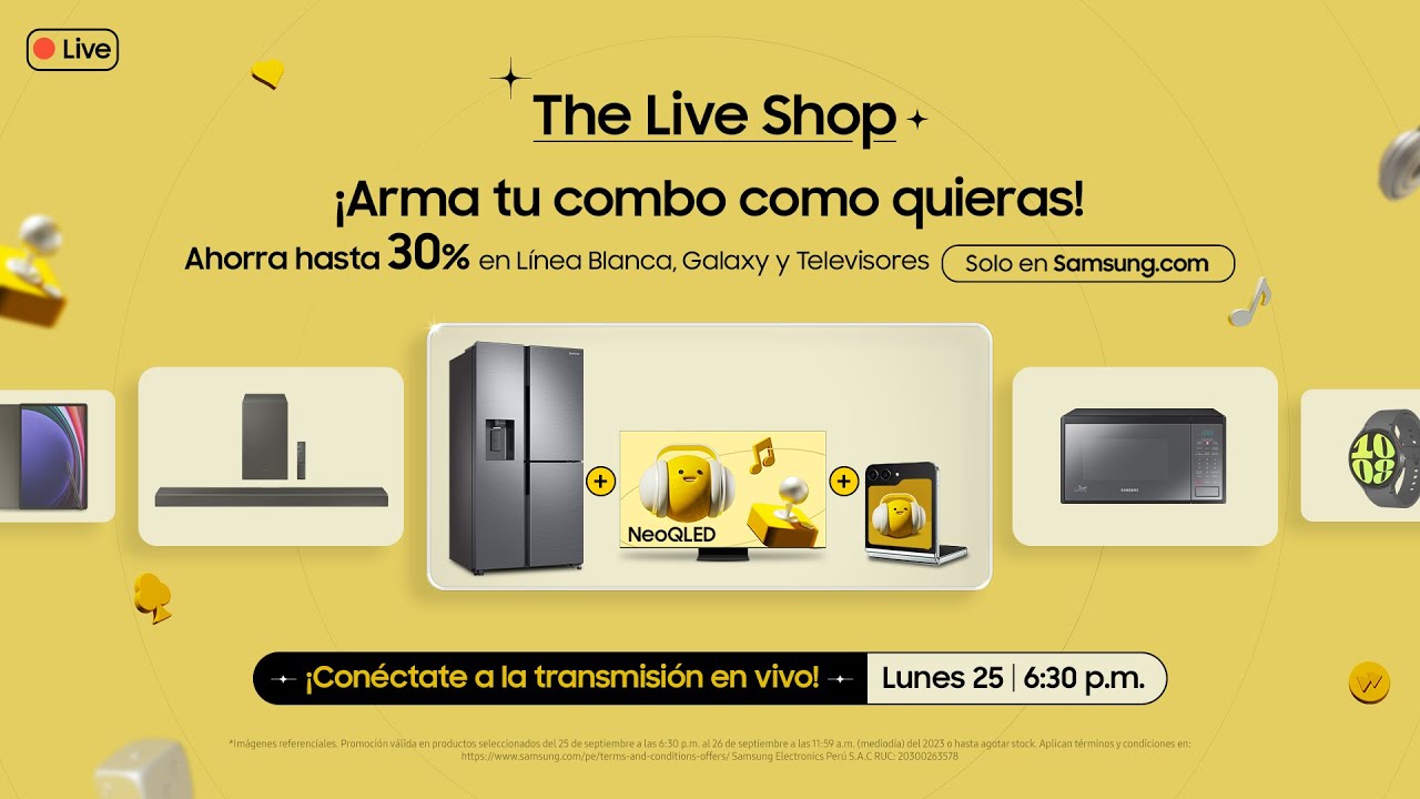 The Live Shop | Arma tu Combo | #Youmake - YouTube