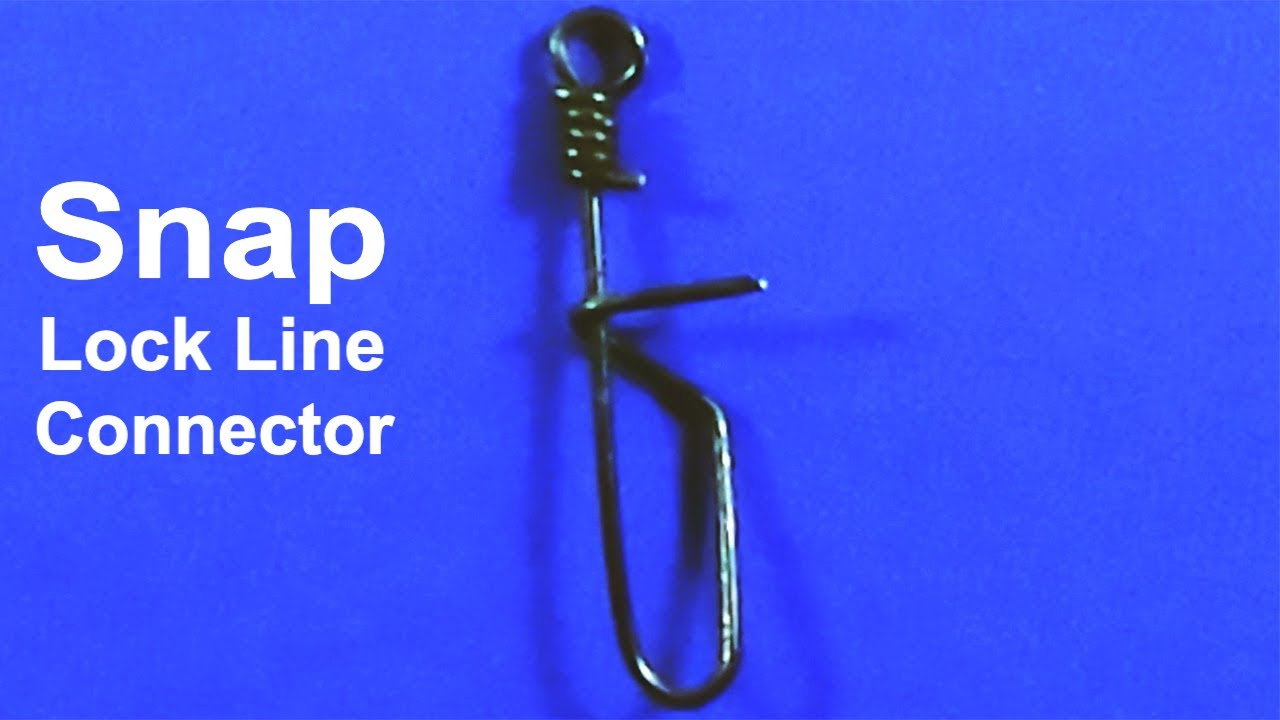 Snap Lock Line Connector - YouTube