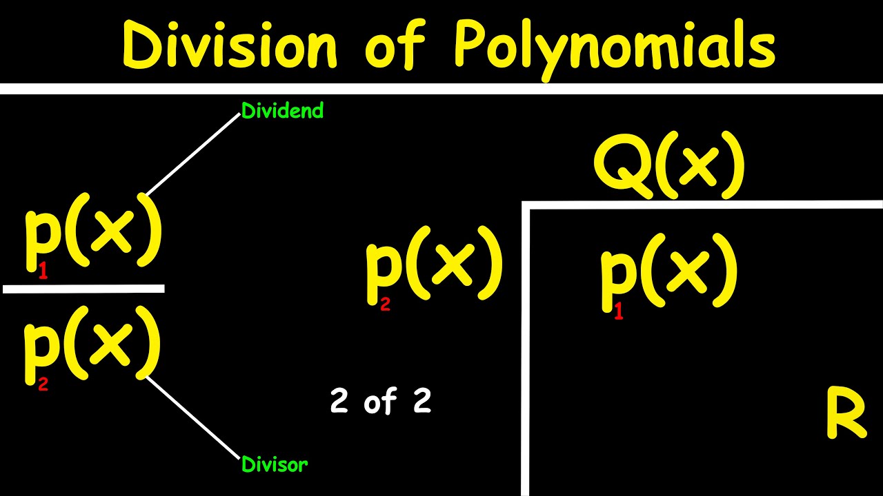How to Divide Polynomials Using Long Division | Step by Step ...