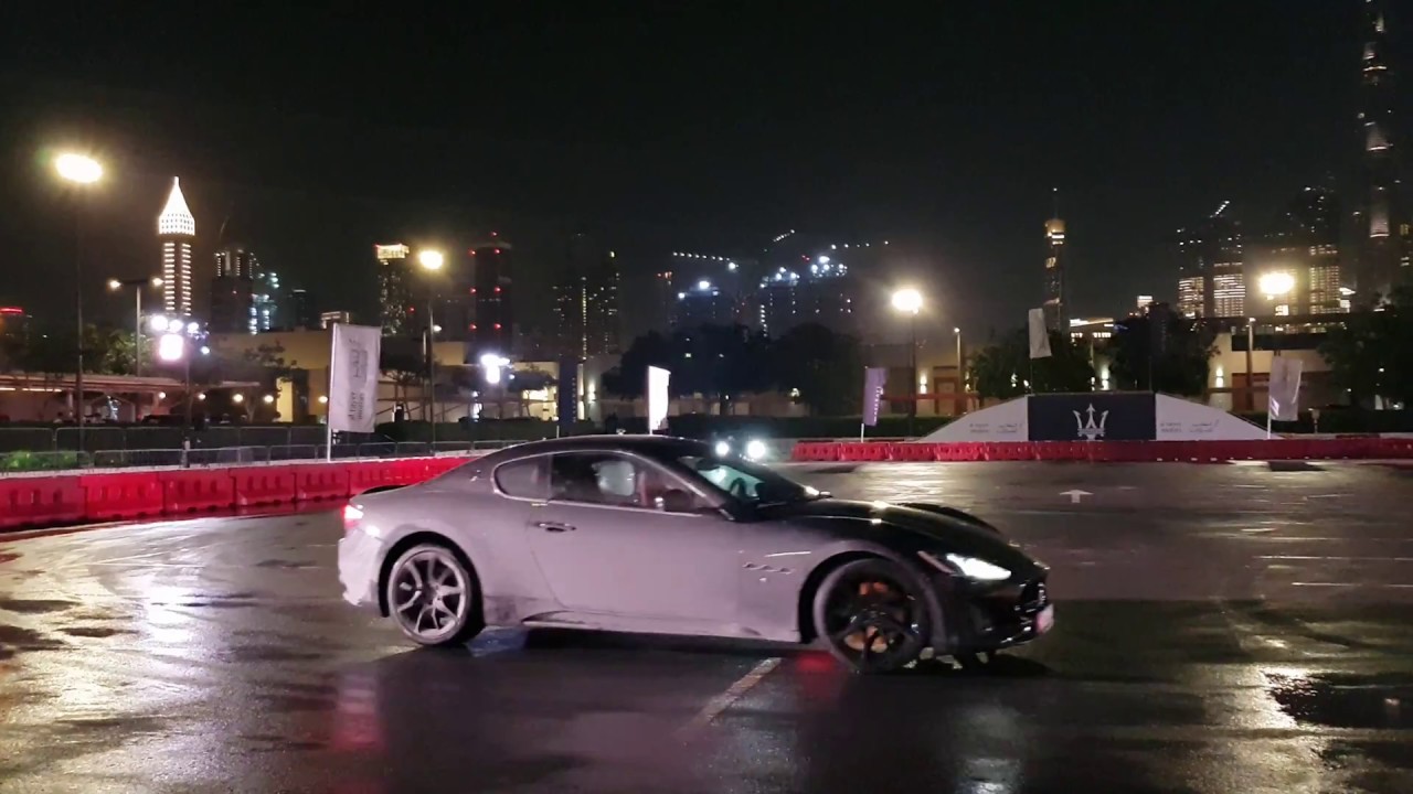 Drifting Gran Turismo at Maserati Unleashed event - YouTube