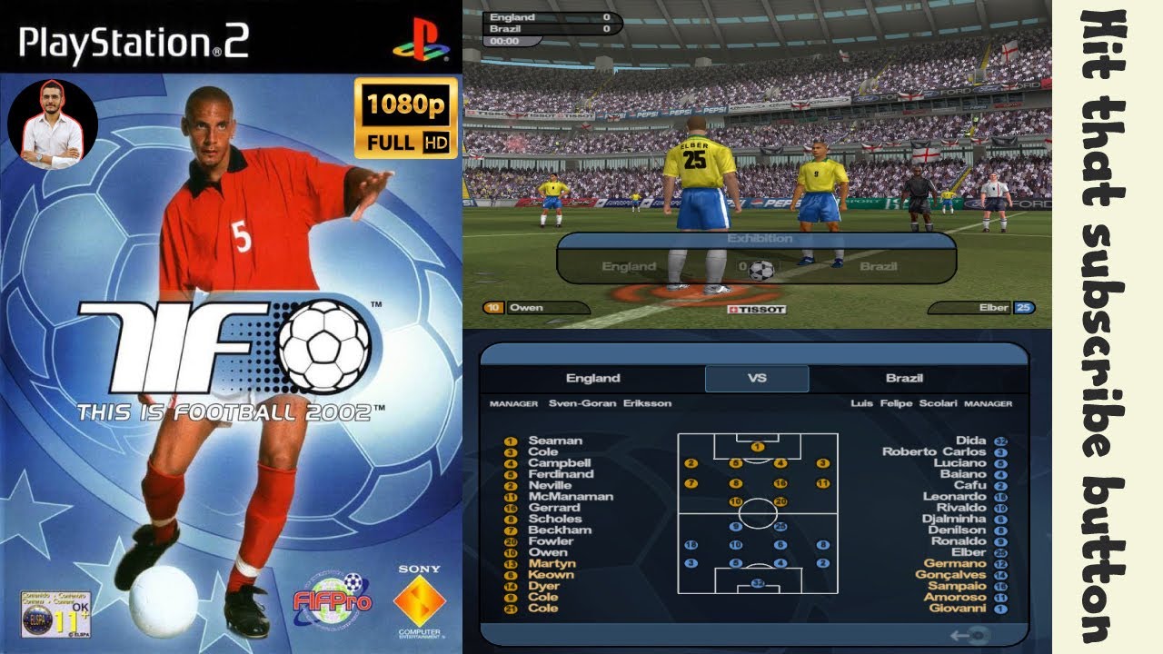This is Football 2002 - PS2 Gameplay | Classic Soccer Game | Retro ...