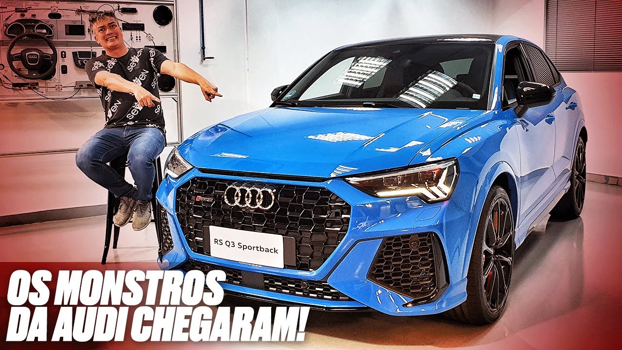 NOVOS AUDI RSQ3 SPORTBACK , RSQ8, RS6 AVANT, RS7 E R8 - TODOS EM ...