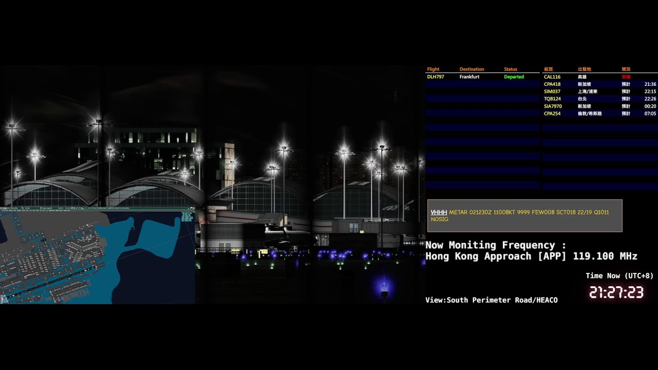 【APP CPT in progress】VATSIM Hong Kong | Airport View | VHHH Hong Kong ...