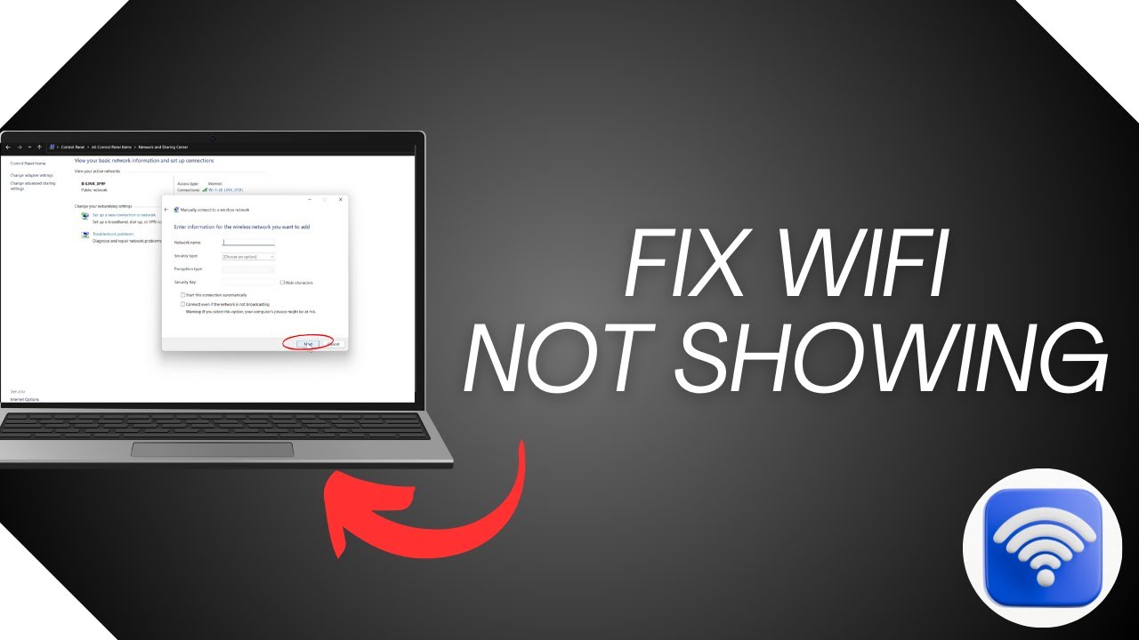 Fix Wi Fi Network Not Showing on Laptop or PC | WiFi Not Working - YouTube
