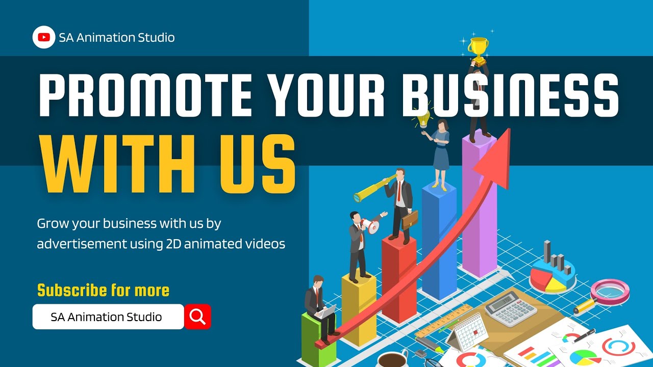 Promote your business with us by advertisement using 2D animated videos ...