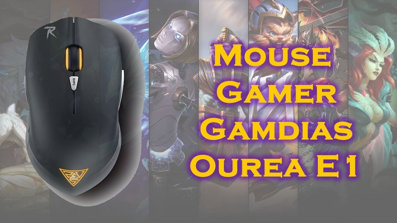 Review do Mouse Gamer Ourea E1 Gamdias - YouTube