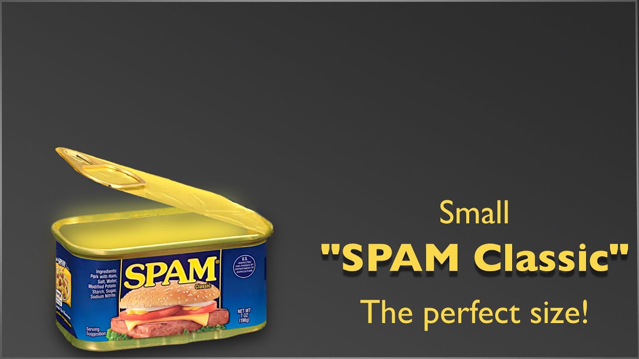 Small SPAM for a small breakfast - YouTube