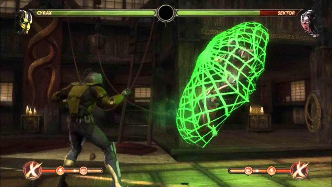 MK9-CYRAX 49% TELEPORT MIDSCREEN COMBO - YouTube