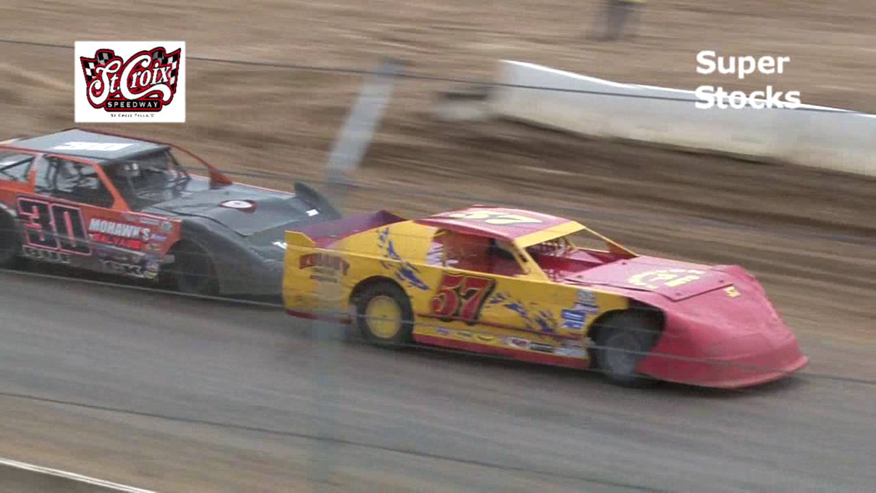 6-12-2016 Wissota Super Stocks St. Croix Speedway - YouTube