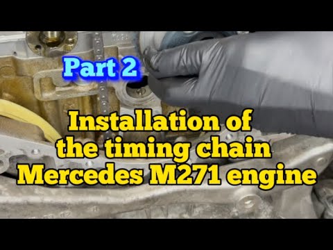 part 2 ) Mercedes M271 engine assembly‏#KasemAutoservice #engine #new‏# ...