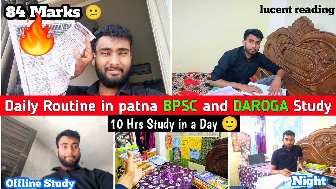 A Day In Patna Study🌍* For bpsc and daroga study 📚💯||study vlog ||bpsc @KhanSirPatnaKhanGs - YouTube