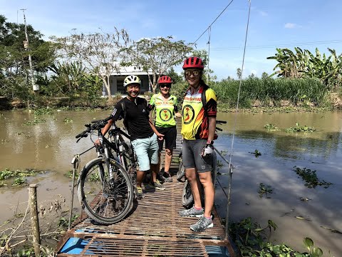 The rope ferry in remote hamlets, on riding Nam Cat Tien to Dalat 2010