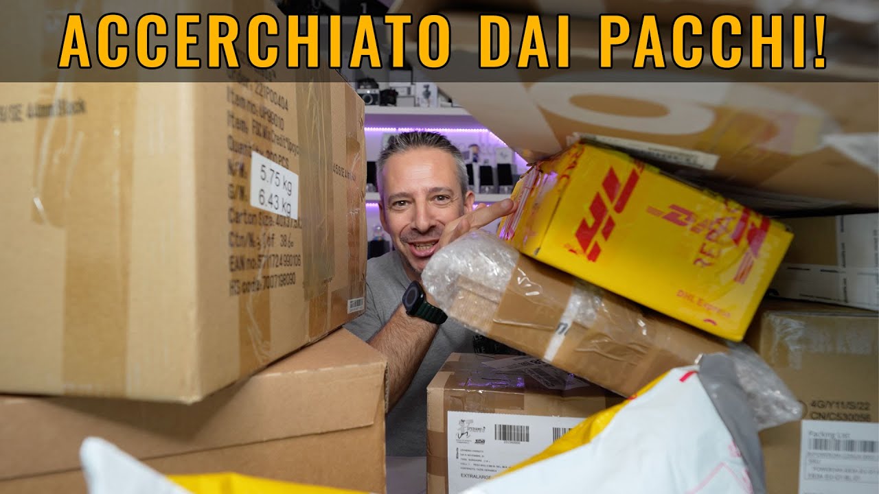 ACCERCHIATO DAI PACCHI Unboxing post vacanze - YouTube