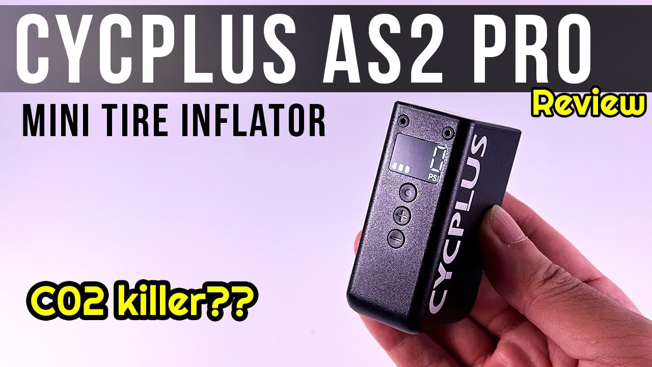 Cycplus AS2 Pro Mini Tire Inflator Review - YouTube