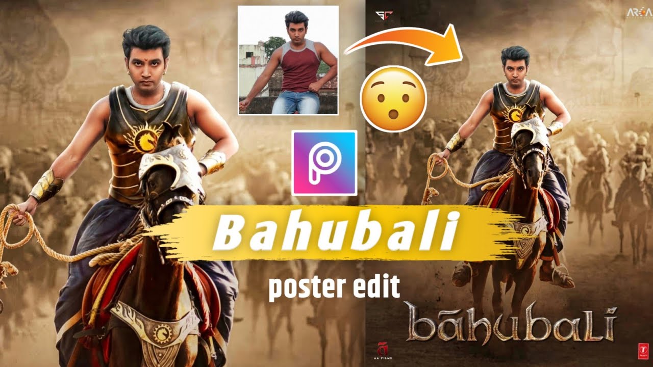 Bahubali Photo Editing || Bahubali Photo Editing In PicsArt 🔥|| Step By ...
