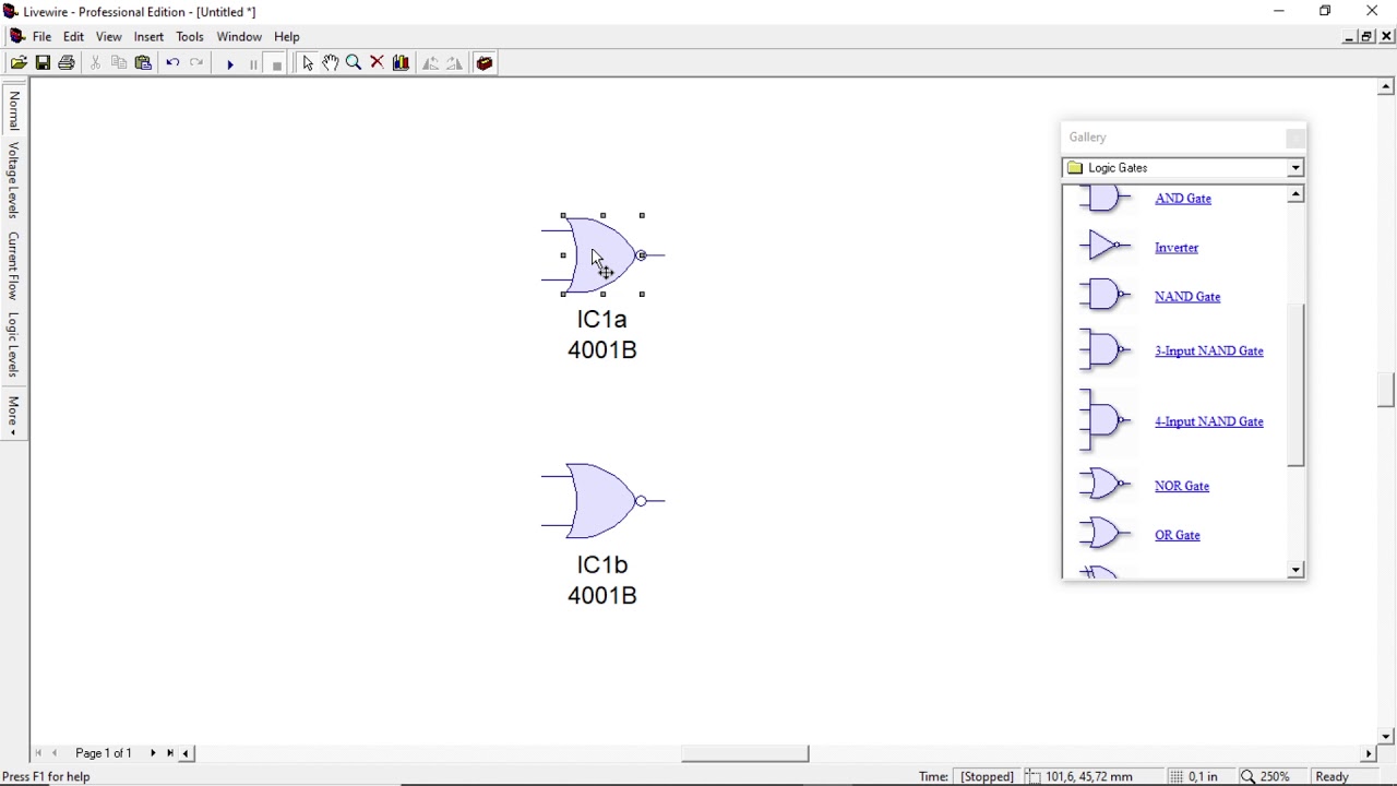 ELCA 1ºIEA. Uso básico de LiveWire para simular circuitos digitales ...