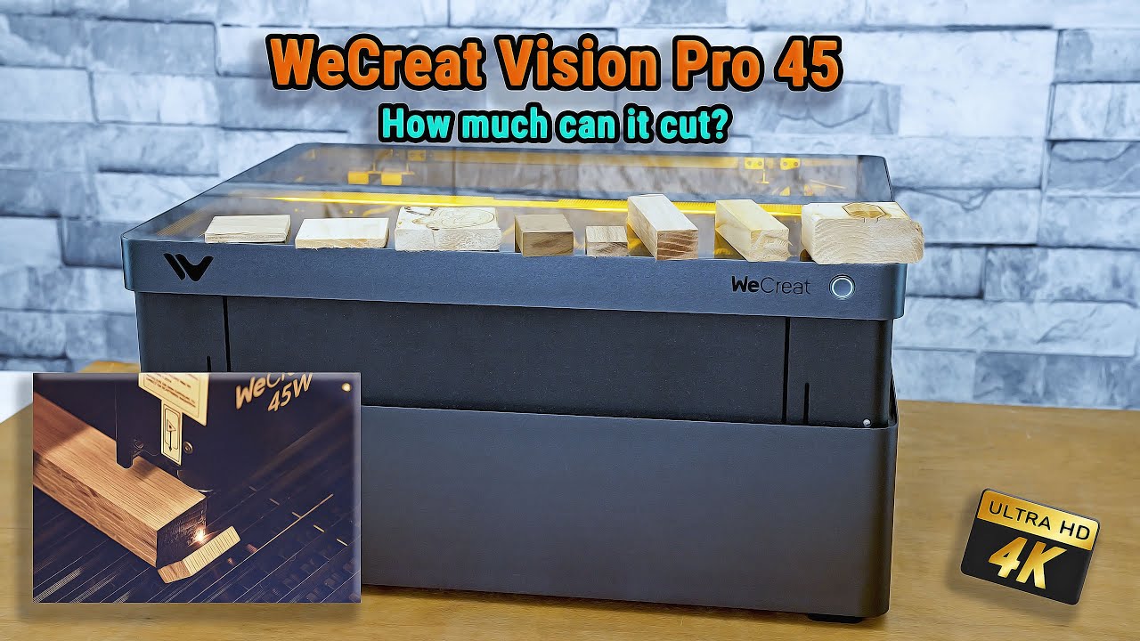 WeCreat Vision Pro 45 Cut Testing - YouTube