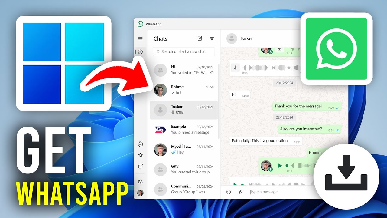 How To Install WhatsApp On Laptop & PC - Full Guide - YouTube