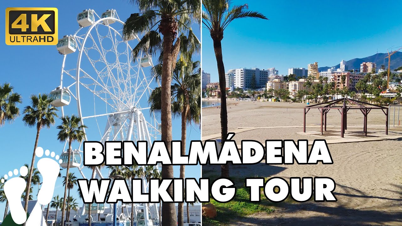 BENALMÁDENA Walking Tour Promenade to Puerto Marina in Winter Costa del ...
