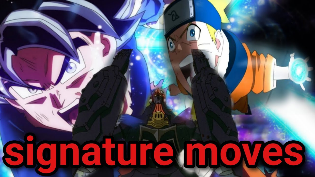 The best SIGNATURE MOVES in anime - YouTube