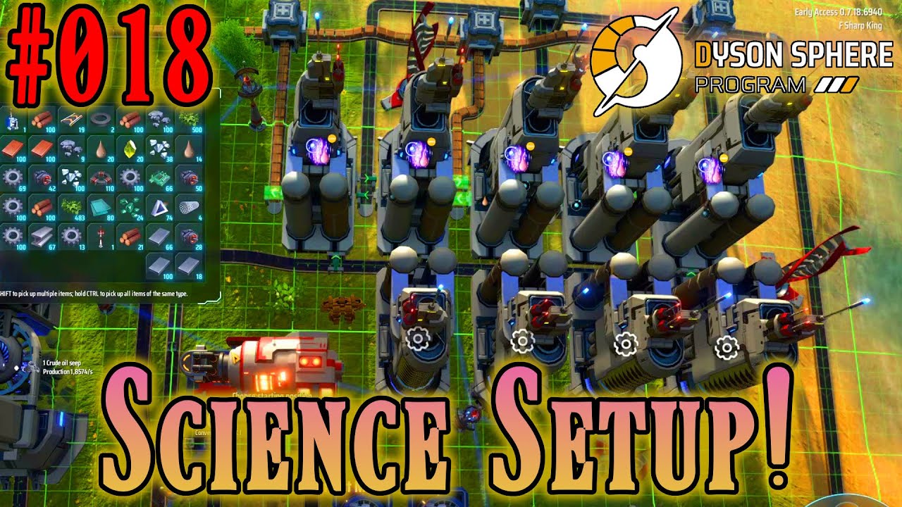 Science Setup! - RED CUBES - DYSON SPHERE PROGRAM Let's Play Deutsch ...