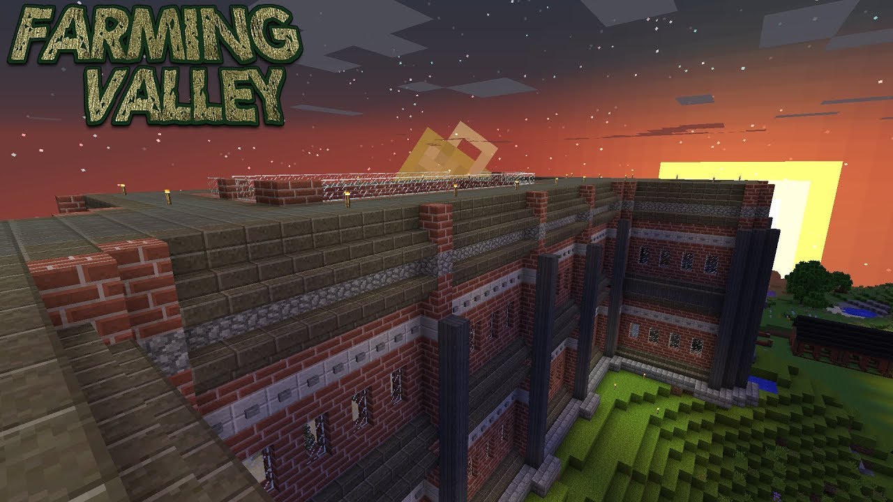 Farming Valley Modded Minecraft LP EP #60: Starting The Factory Roof ...