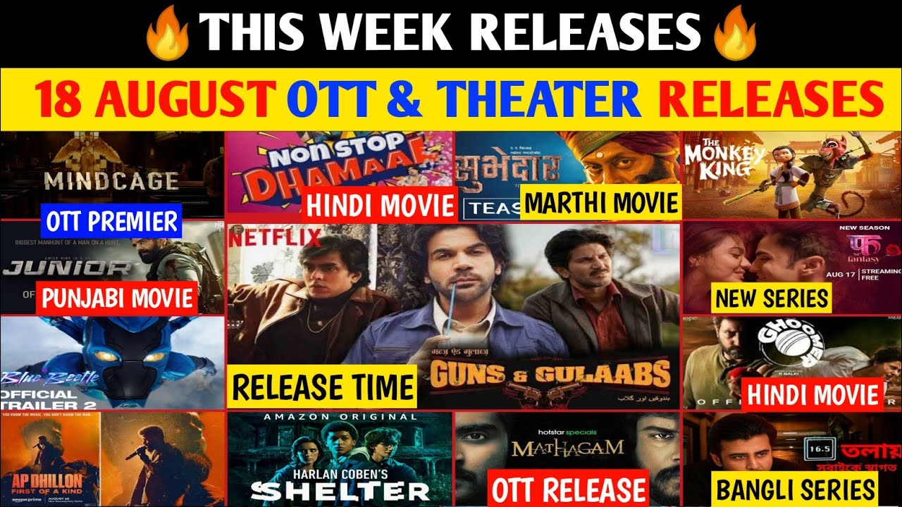 18 August Movie Release | August 18th Movie Releases 2023 | 18 August ...