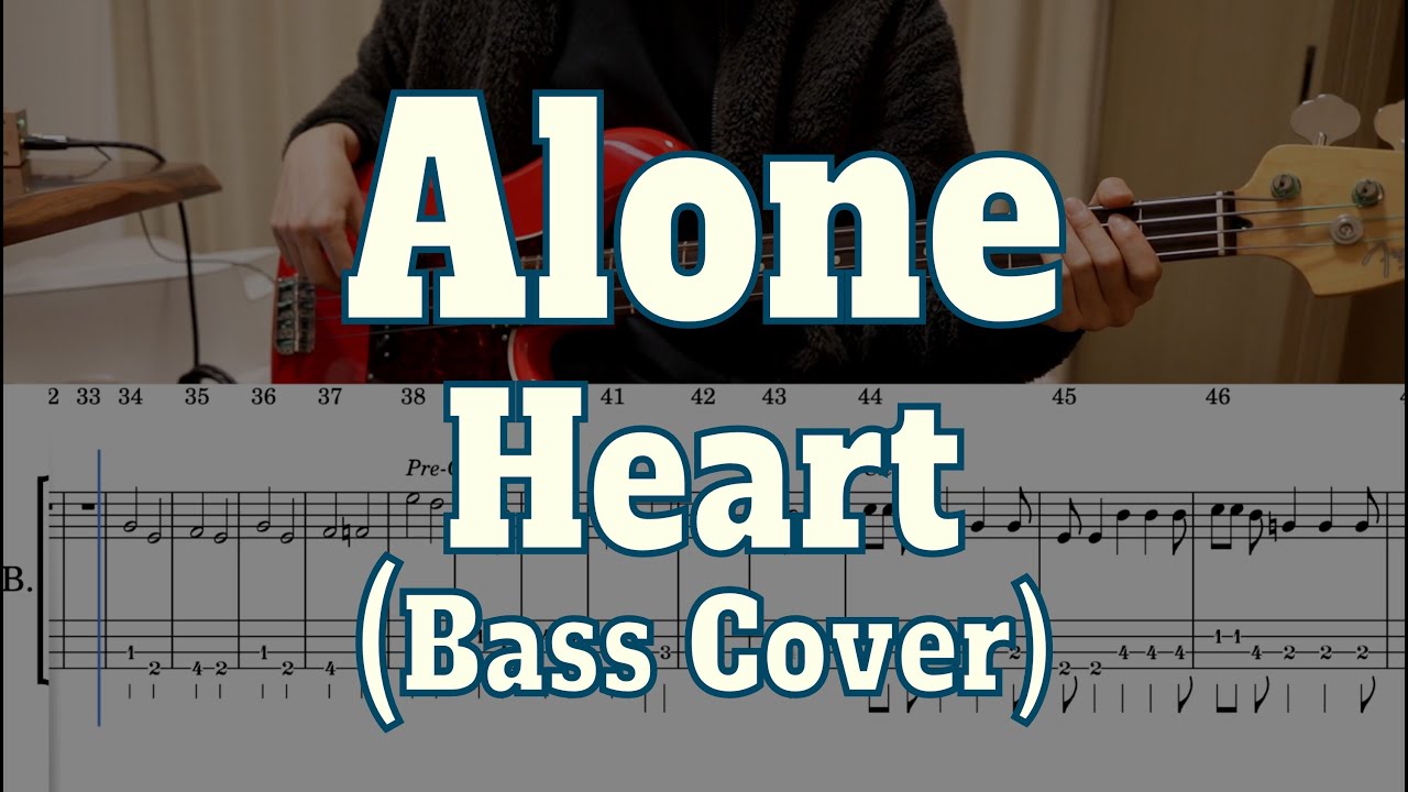 Heart - Alone (Bass cover + Tabs) - YouTube